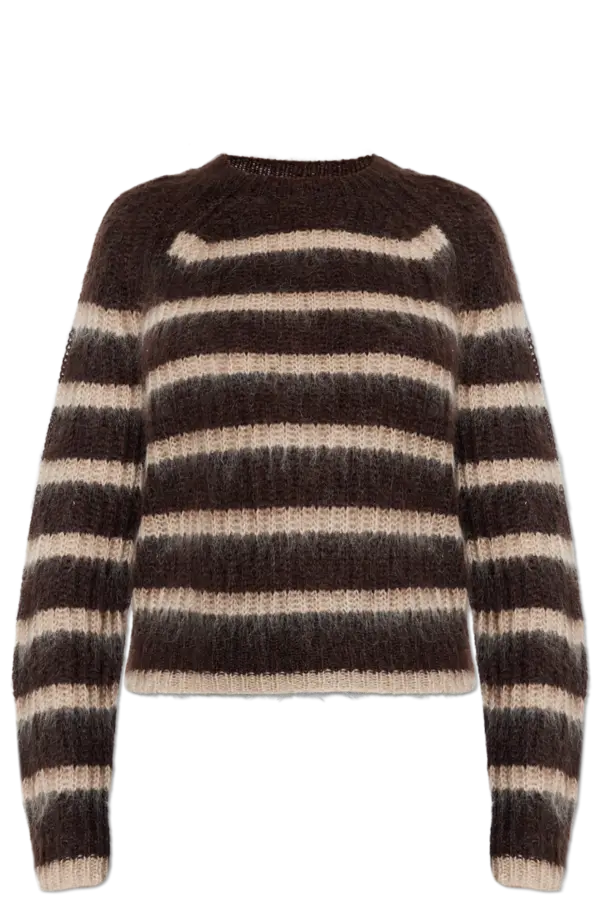 ALLSAINTS Riga Striped Sweater - Brown