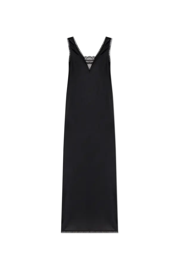 Zadig&Voltaire Renzo Satin Midi Dress - Black