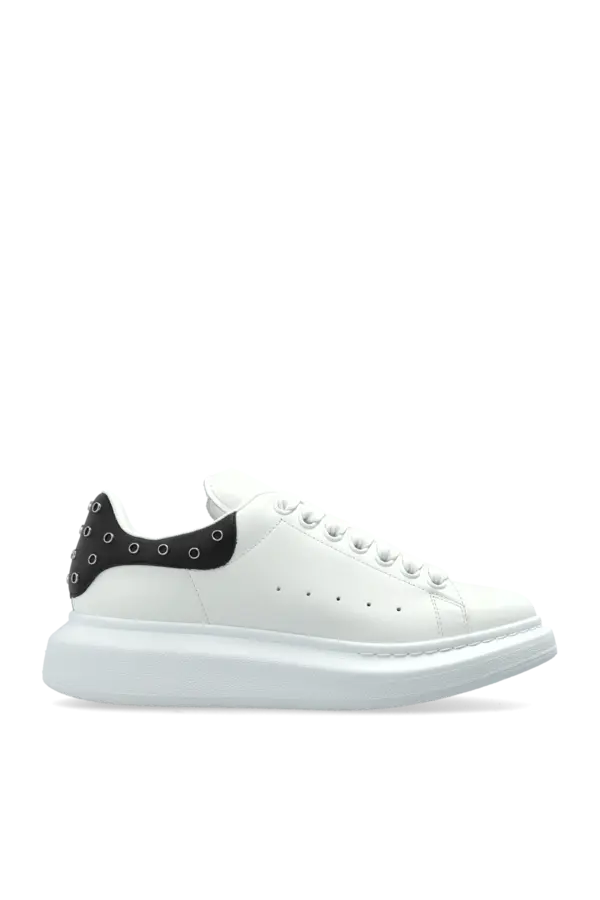 Alexander McQueen Leather Sneakers - White