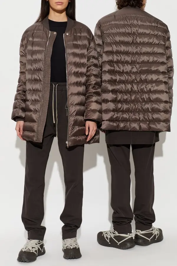 Rick Owens X Moncler Down Jacket - Brown
