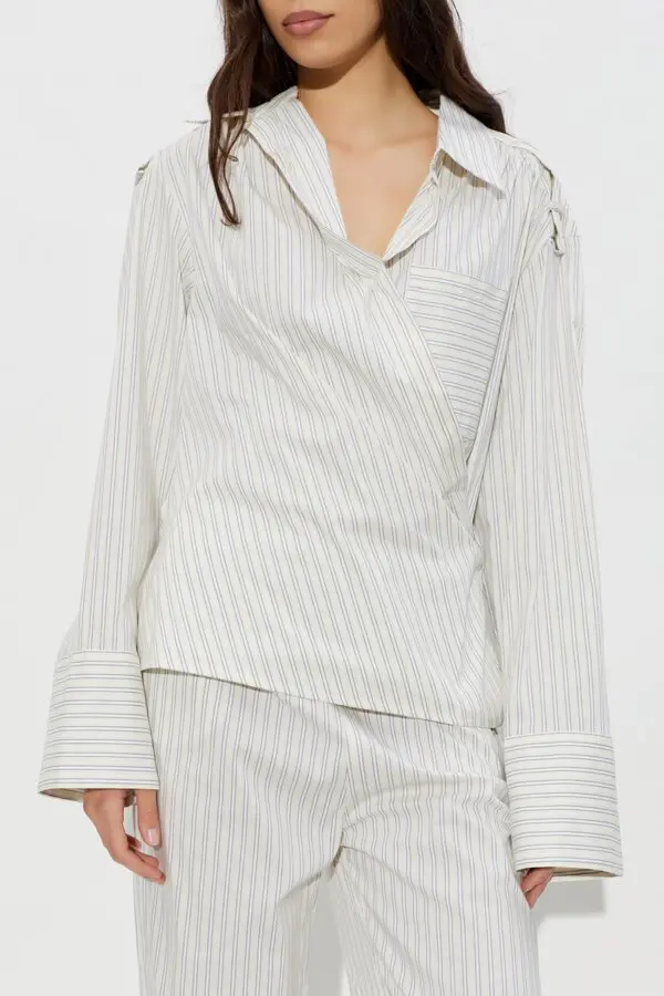 IRO PARIS Lace Shirt - Cream