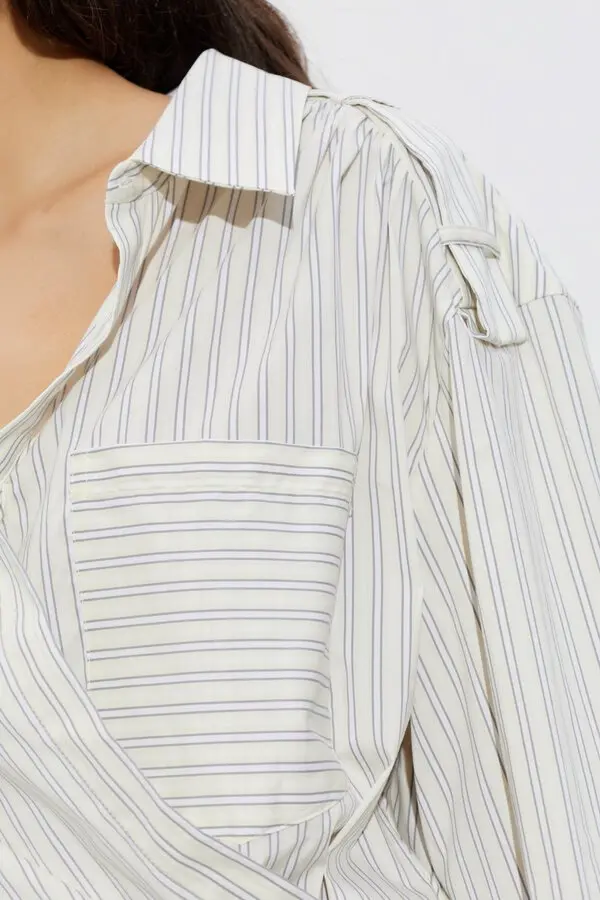 IRO PARIS Lace Shirt - Cream