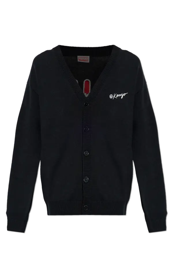 Kenzo Cardigan With Logo