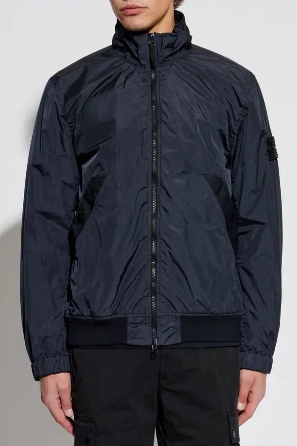 Stone Island Lightweight Jacket With Stand-up Collar