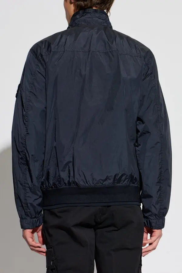 Stone Island Lightweight Jacket With Stand-up Collar
