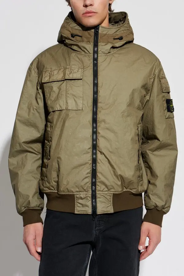 Stone Island Insulated Jacket With Hood
