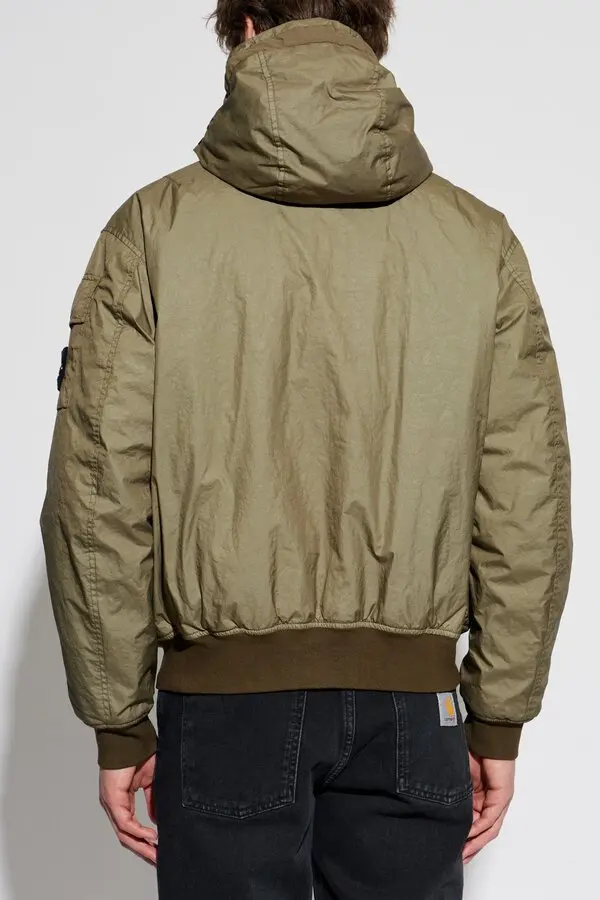 Stone Island Insulated Jacket With Hood