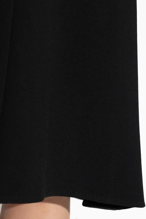 JIL SANDER Midi Asymmetrical Skirt - Black