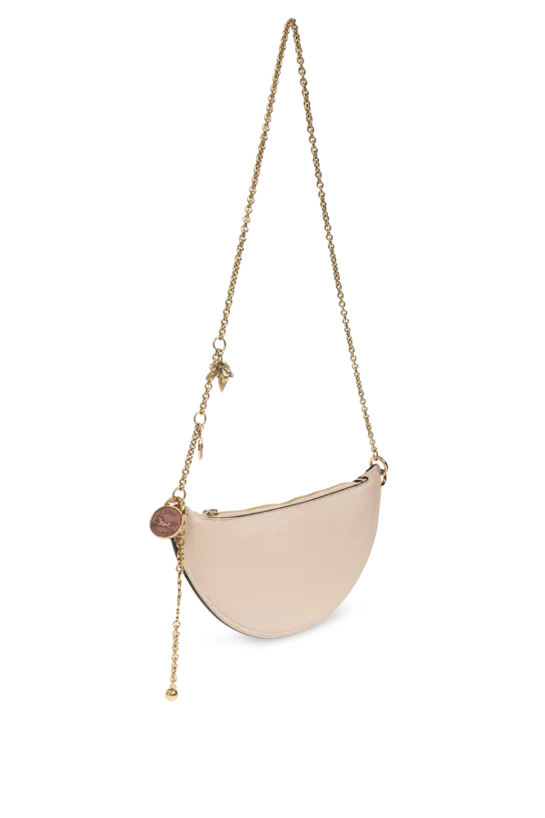 Chloé Halfmoon Mini Shoulder Bag - Cream