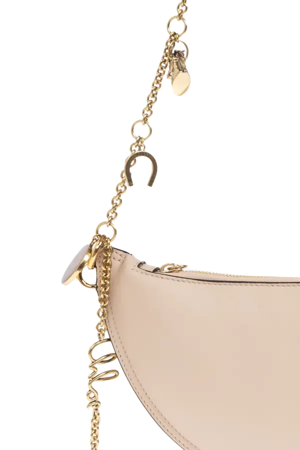 Chloé Halfmoon Mini Shoulder Bag - Cream