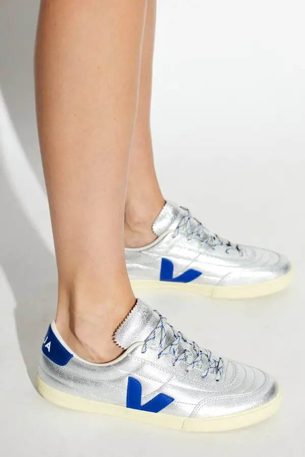 VEJA Panenka O.t. Leather Sneakers - Silver