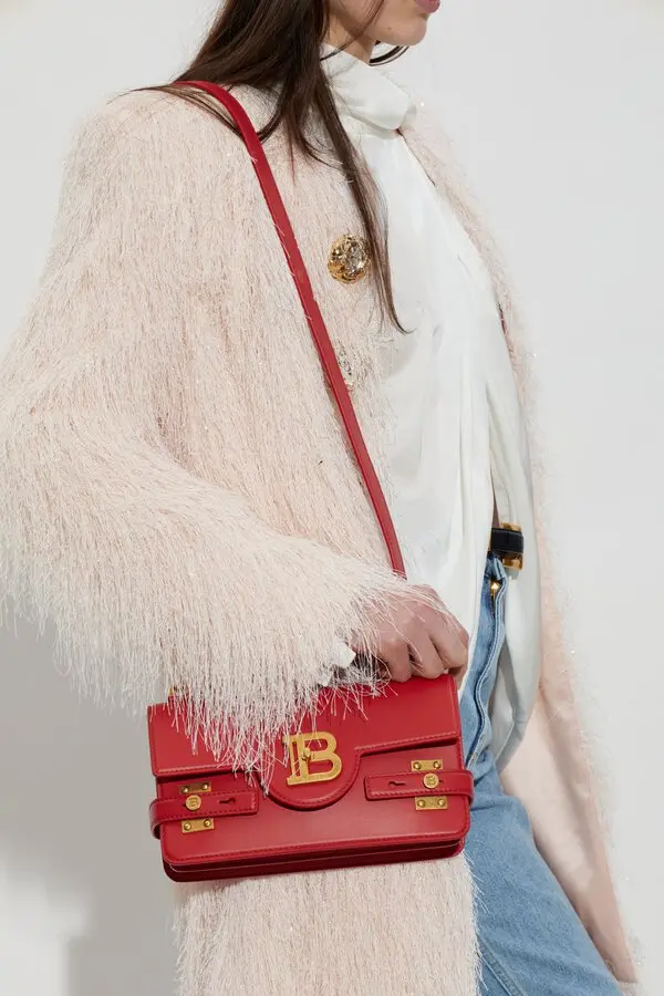 Balmain B-buzz 24 Handbag - Red
