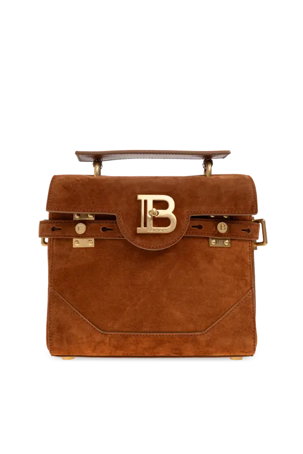 Balmain B-buzz 23 Handbag - Brown