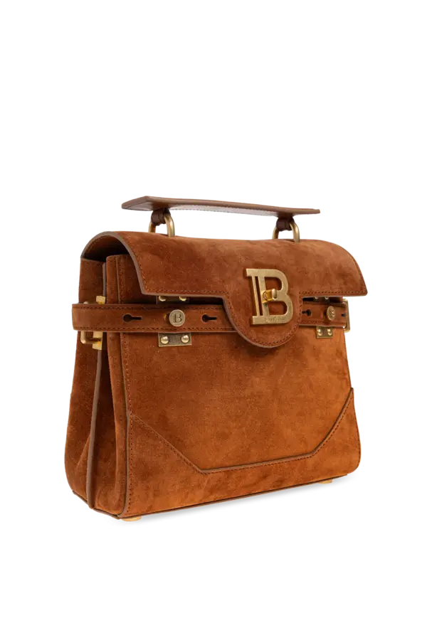 Balmain B-buzz 23 Handbag - Brown