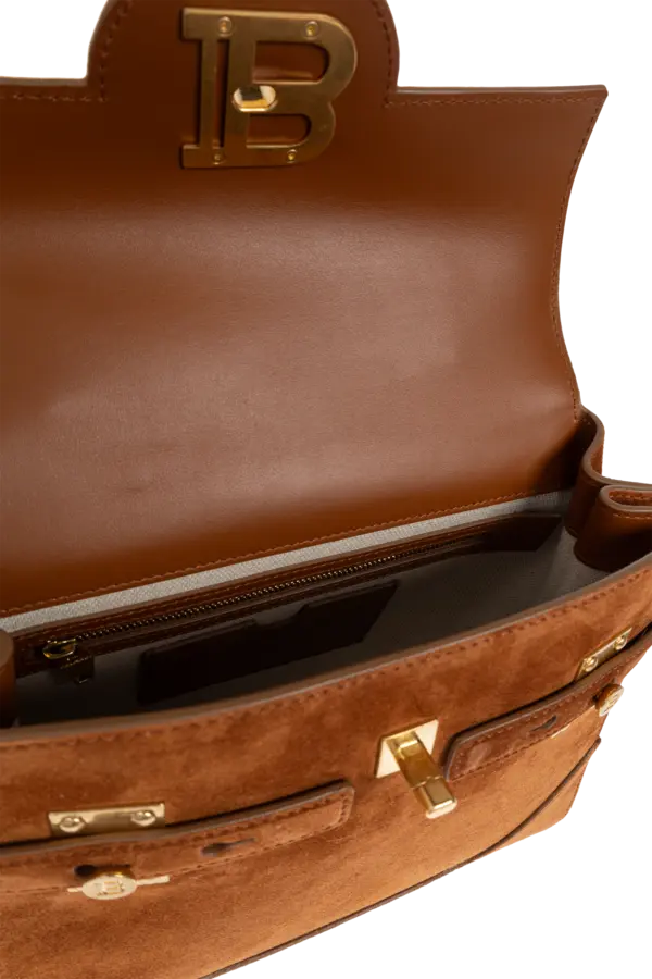 Balmain B-buzz 23 Handbag - Brown