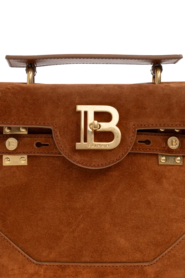 Balmain B-buzz 23 Handbag - Brown