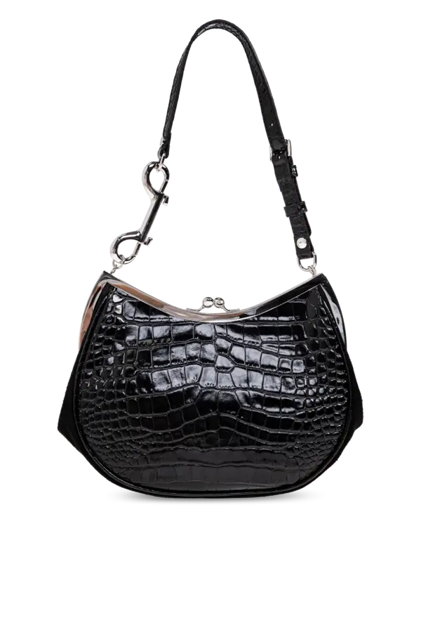 VIVIENNE WESTWOOD Charm Frame' Shoulder Bag - Black