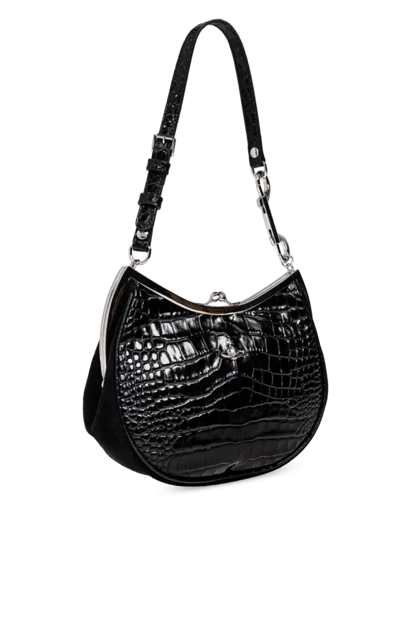 VIVIENNE WESTWOOD Charm Frame' Shoulder Bag - Black