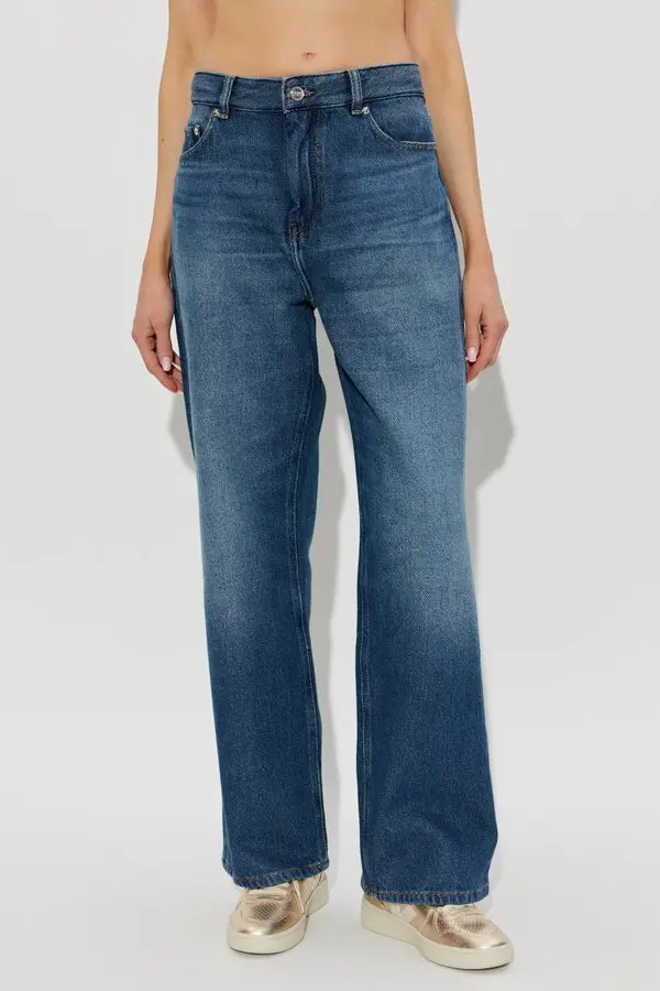 GANNI Straight-leg Organic Cotton Jeans