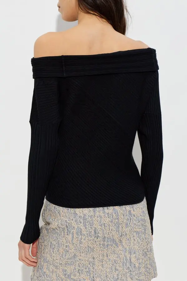 IRO PARIS Eboni Fitted Sweater - Black