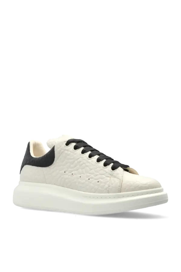 Alexander McQueen Leather Low-top Sneakers - White
