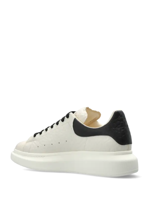 Alexander McQueen Leather Low-top Sneakers - White