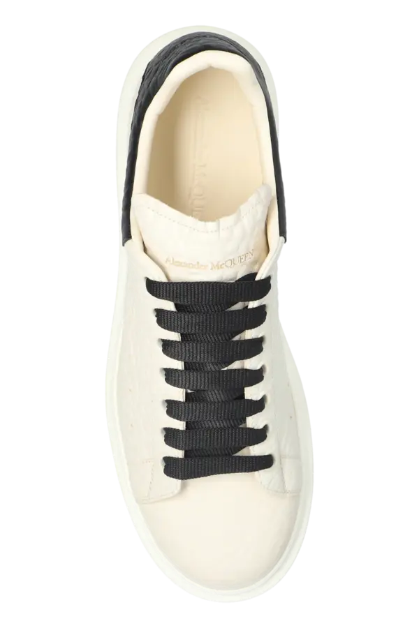 Alexander McQueen Leather Low-top Sneakers - White