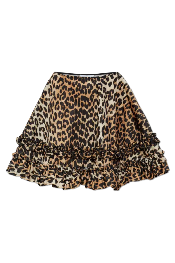 GANNI Ruffled Mini Skirt