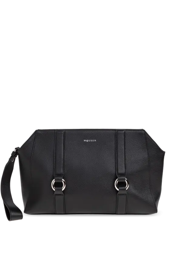 Alexander McQueen Leather Handbag - Black