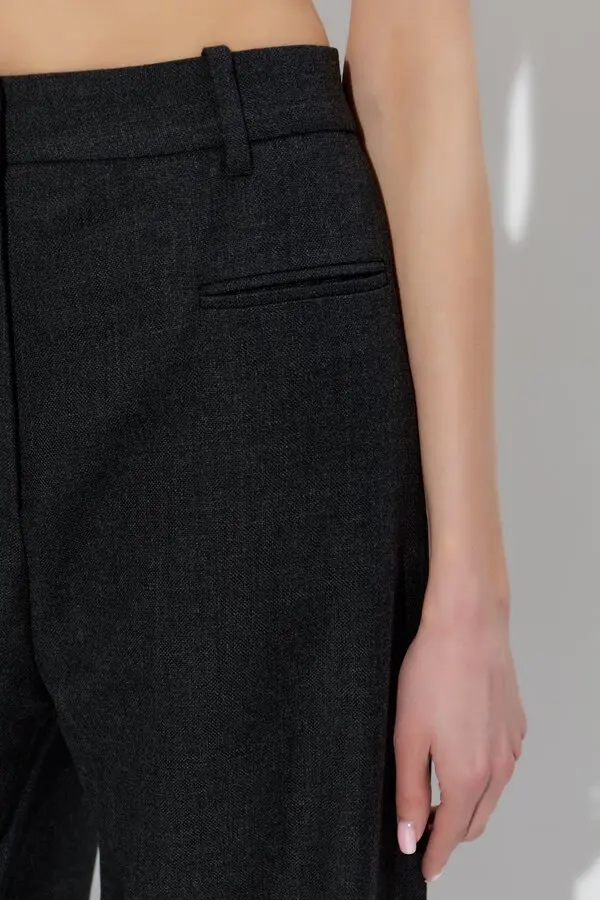 GANNI Wide-leg High Rise Trousers