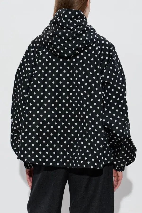 GANNI Polka Dot Jacket - Black
