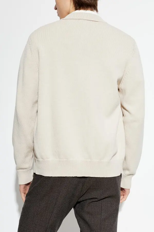 Eleventy Cardigan With Pockets - Cream