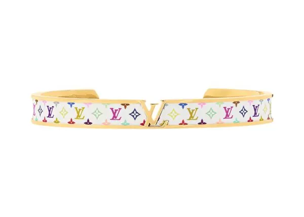 LOUIS VUITTON X Takashi Murakami Initiales Bracelet - Multicolored Toile