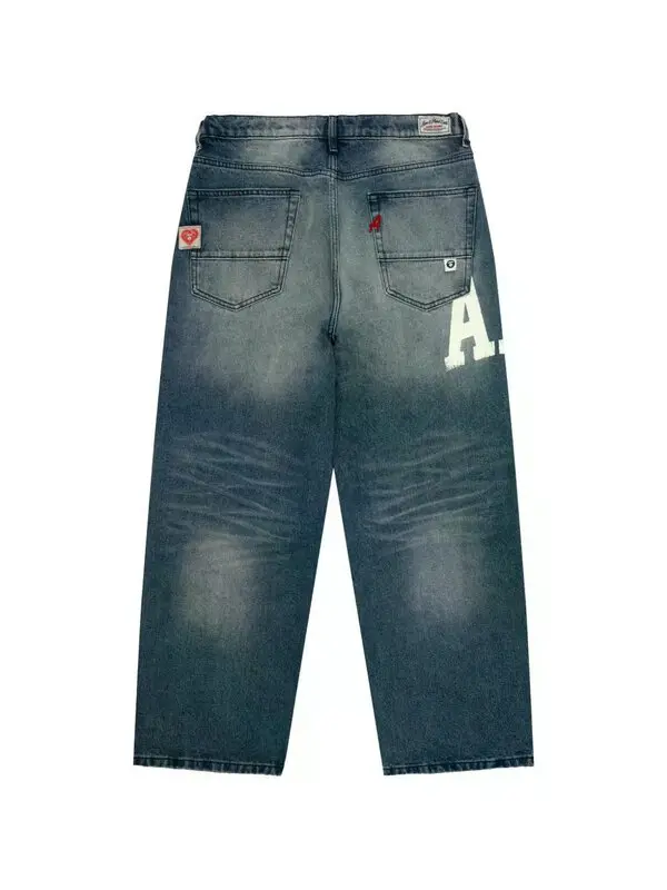 AAPE BY *A BATHING APE® Logo Jeans