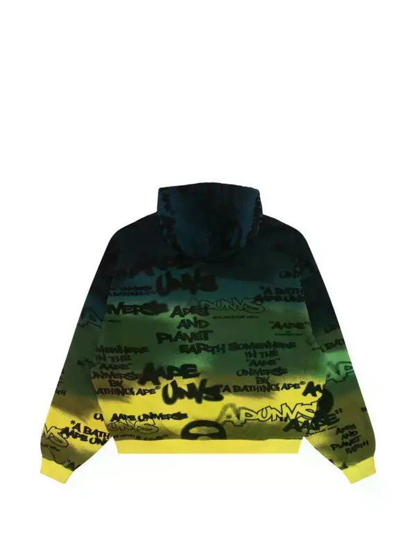 AAPE BY *A BATHING APE® Printed Zip-up Hoodie