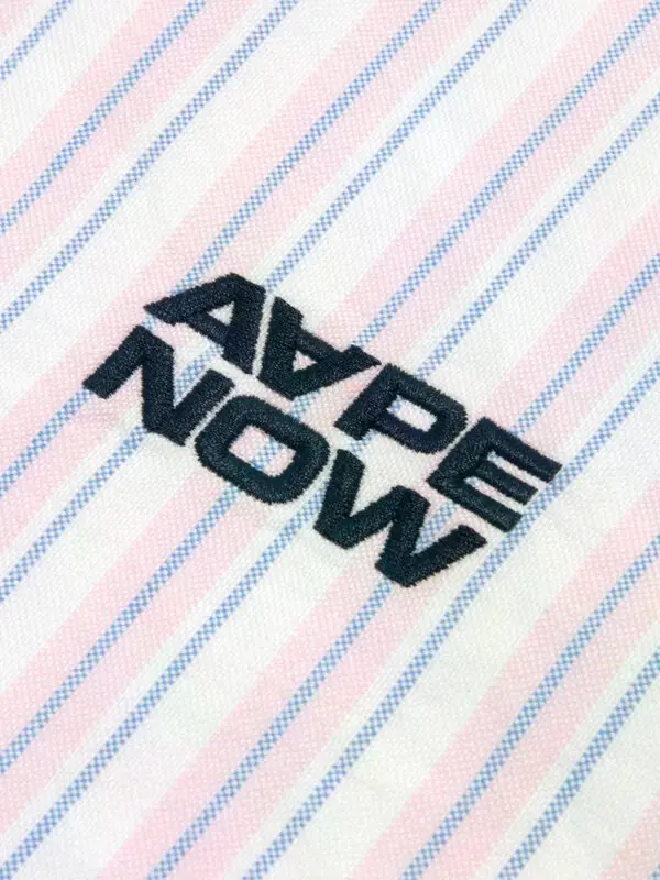 AAPE BY *A BATHING APE® Striped Patch Shirt