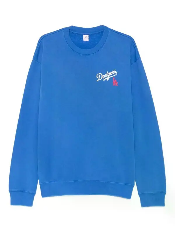 SPORTY & RICH Dodgers-print Sweatshirt - Blue