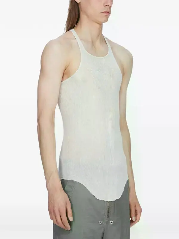 Rick Owens Halter Ribbed Knit Vest