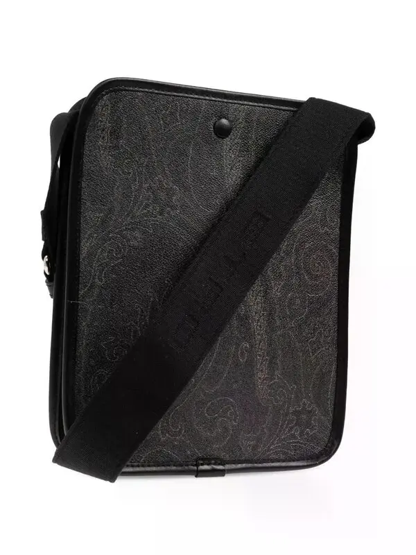 Etro Paisley-print Shoulder Bag - Black