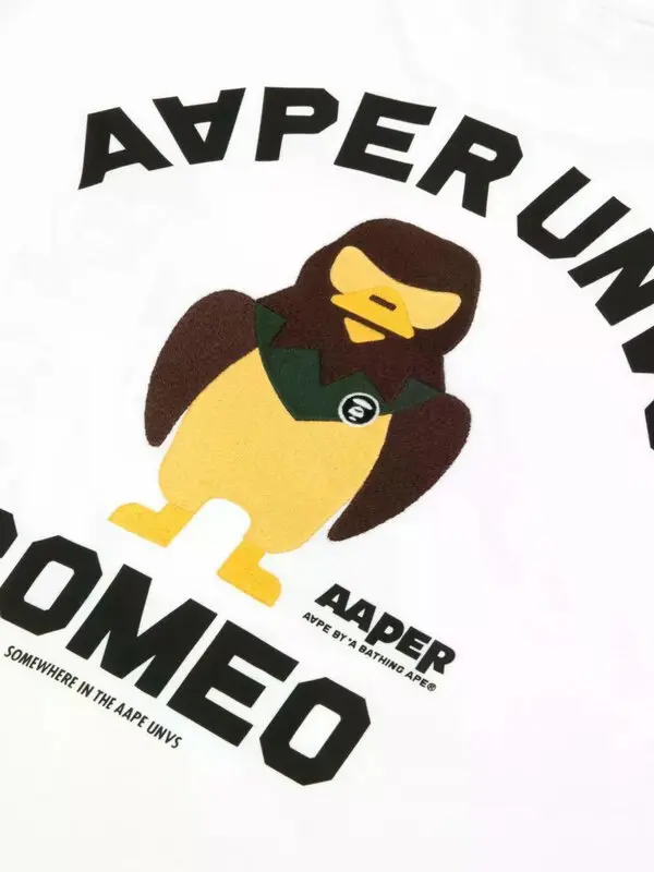 AAPE BY *A BATHING APE Graphic T-shirt - White