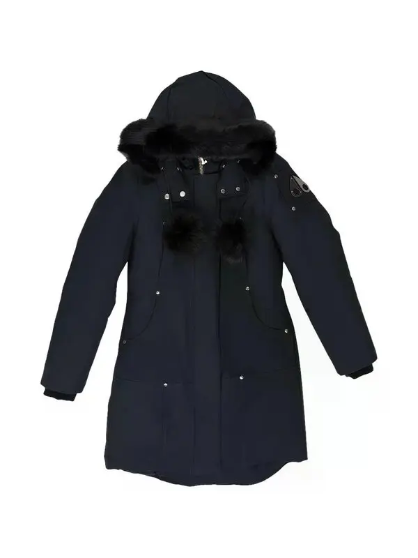 Moose Knuckles Hooded Parka Coat - Blue