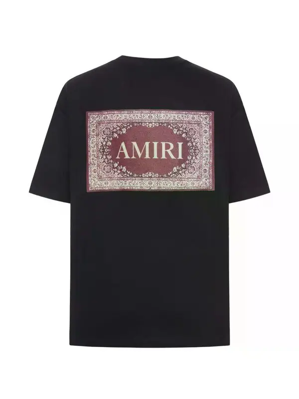 Amiri Printed Crew-neck T-shirt - Black