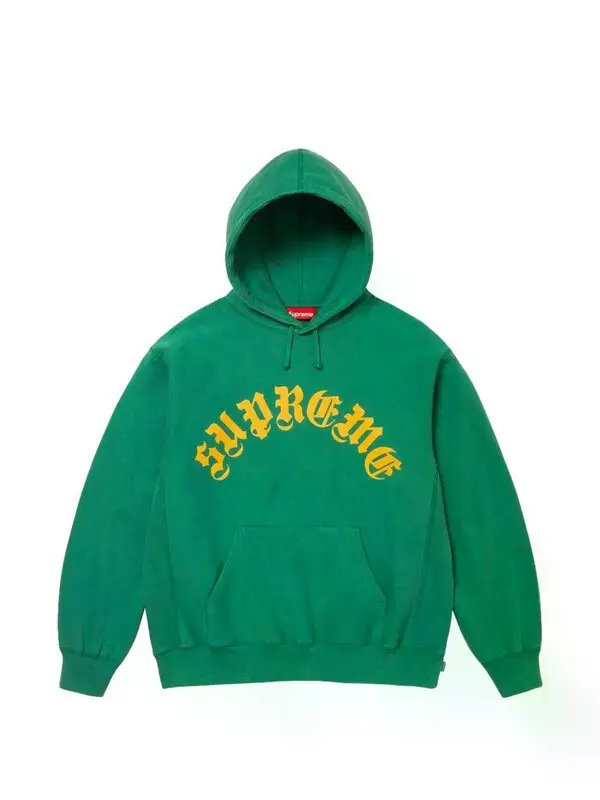 Supreme Printed Arc Hooded Sweatshirt - Green