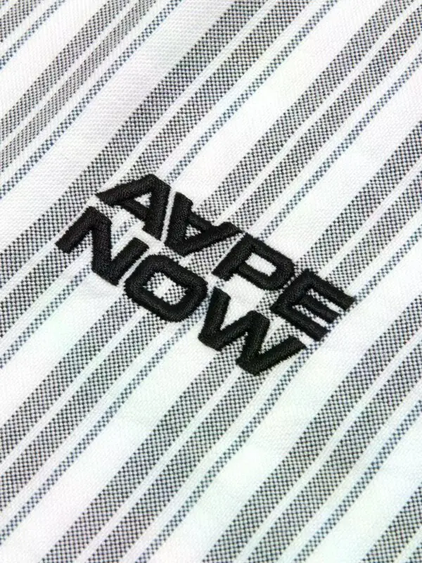 AAPE BY *A BATHING APE Striped Appliqué Shirt