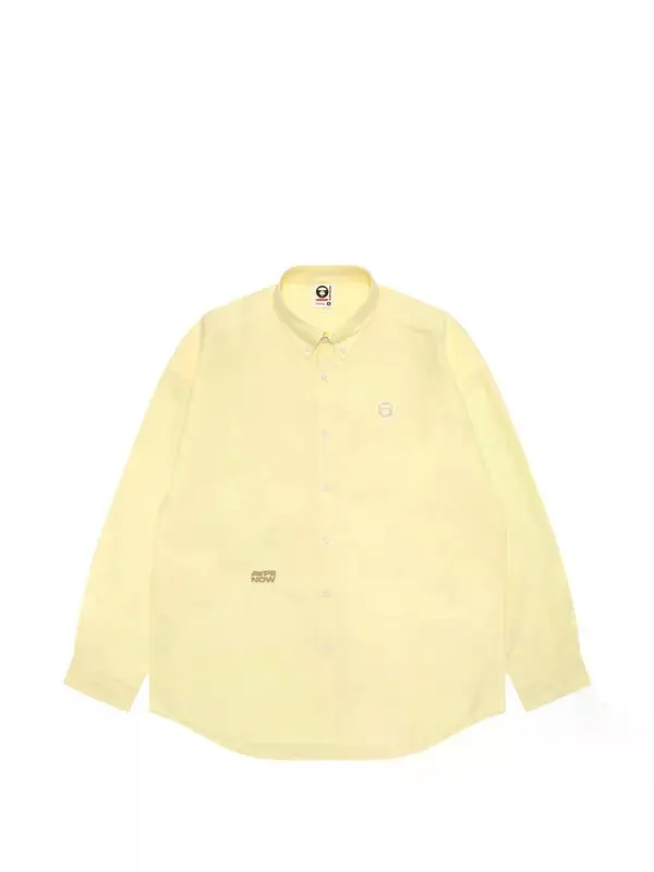 AAPE BY *A BATHING APE Embroidery Shirt - Yellow