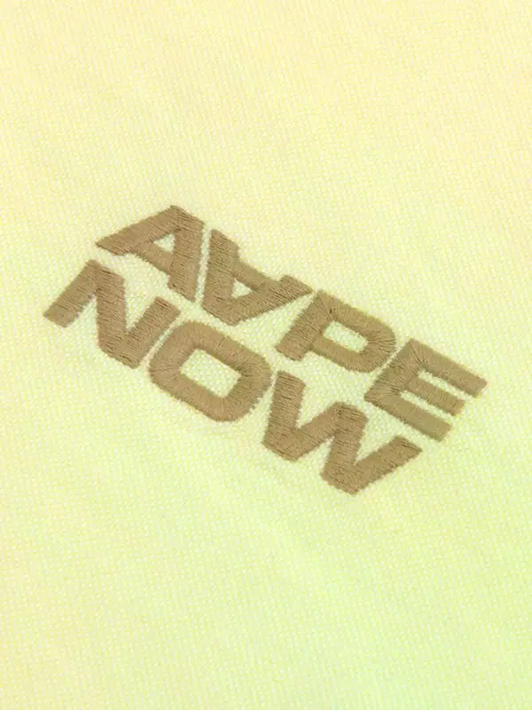 AAPE BY *A BATHING APE Embroidery Shirt - Yellow