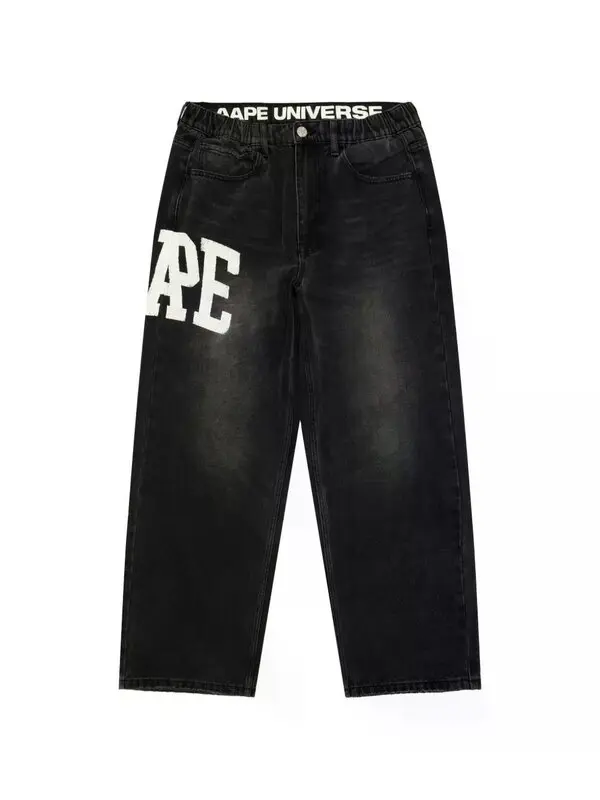 AAPE BY *A BATHING APE Logo Trousers