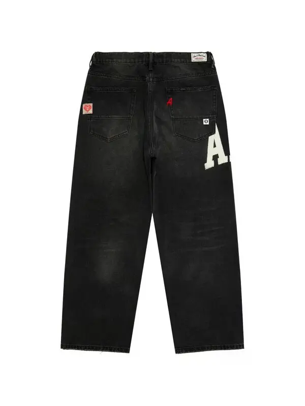 AAPE BY *A BATHING APE Logo Trousers