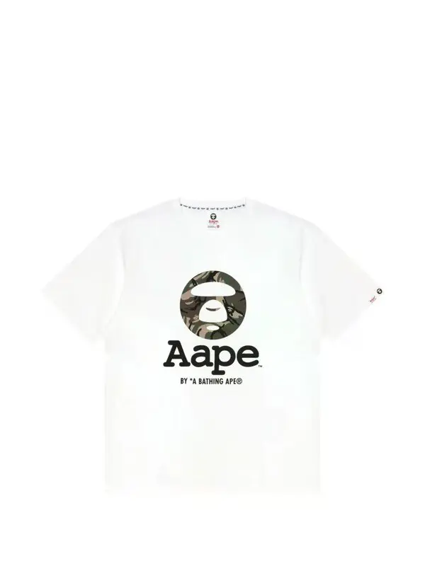 AAPE BY *A BATHING APE® Logo T-shirt - White