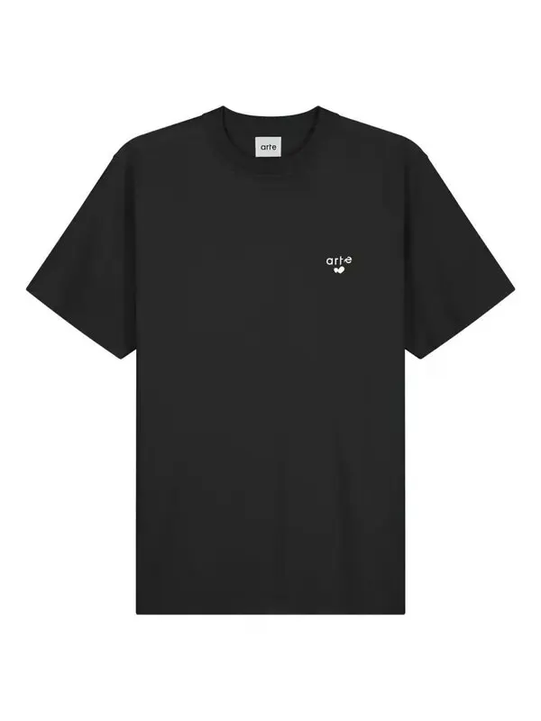 ARTE ANTWERP Logo Crew-neck T-shirt - Black